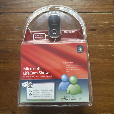 Microsoft LifeCam Show USB Webcam Black For School/Office HD 2.0 ...