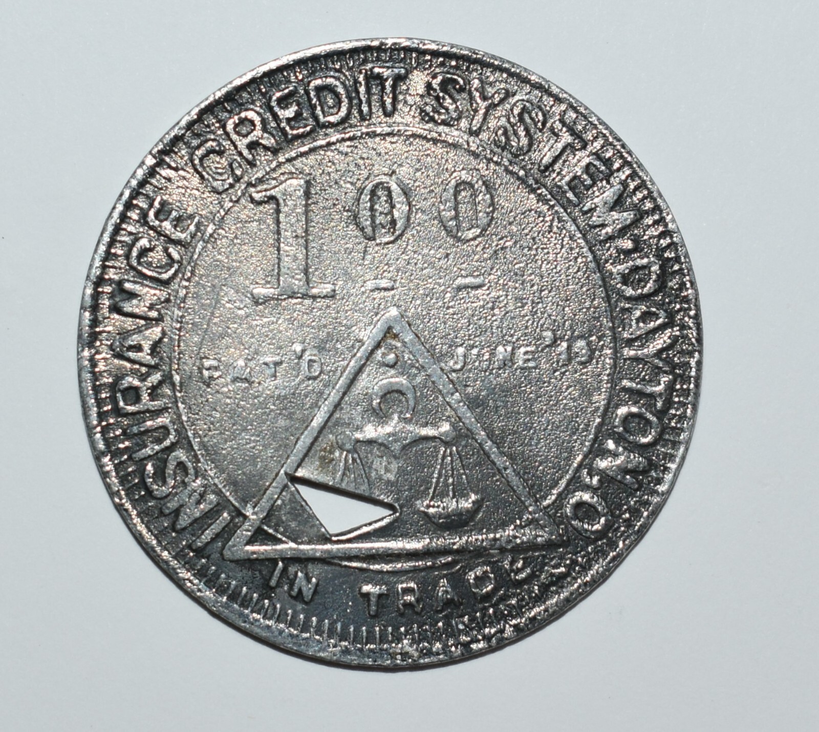 Gulf Coal Company Scrip Token Coin Insurance Credit System Dayton Ohio ...