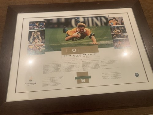 Tim Horan Signed Photo Framed COA Rugby Union Great | eBay Australia