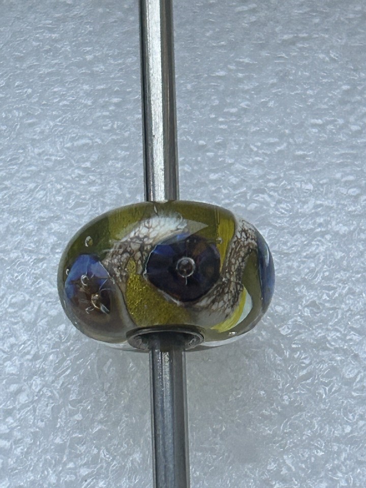 RACHEL BANJO BEADS Lampwork Bead.Fits Trollbeads.. 17mm x 10mm | eBay UK