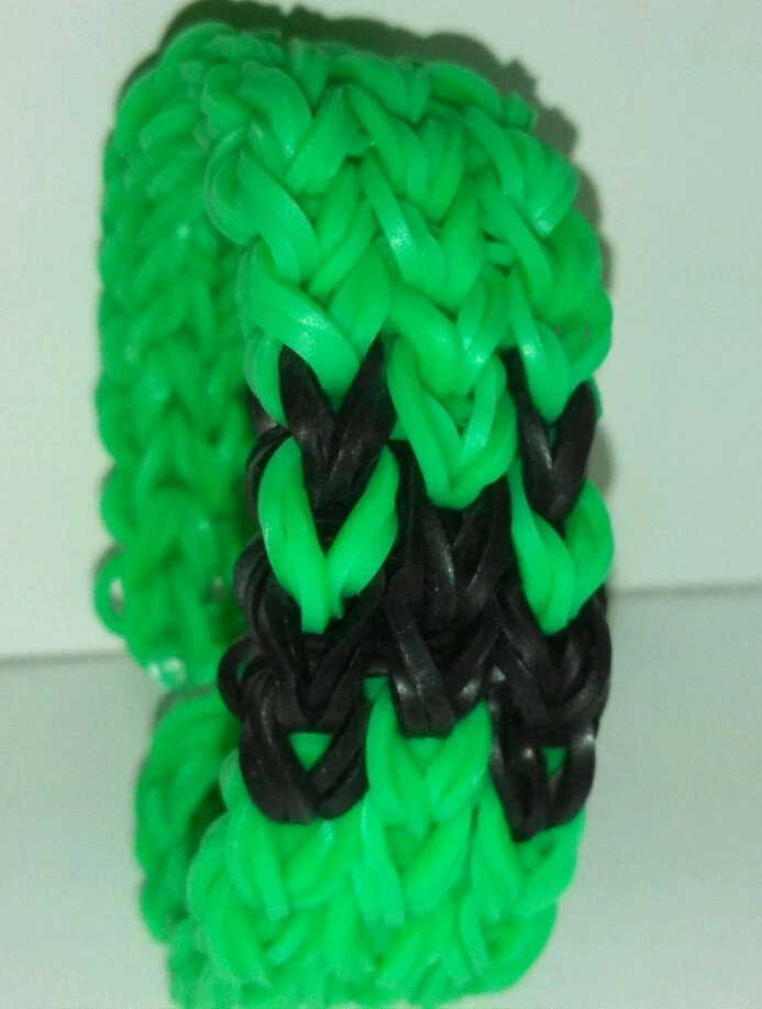 Rainbow Loom Minecraft Bracelet