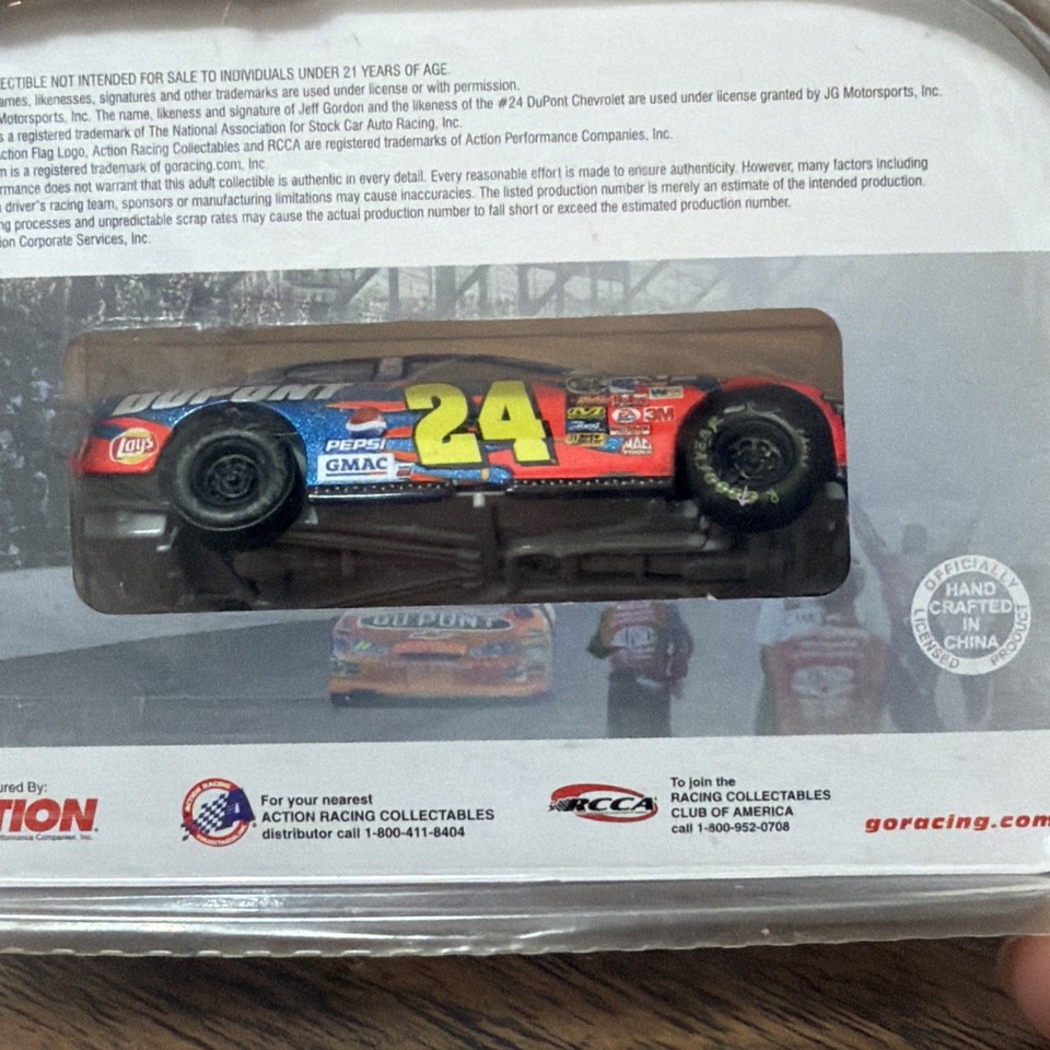 #24 Jeff Gordon 2004 Dupont Brickyard Monte Carlo Action 1/64 Limited 1 ...