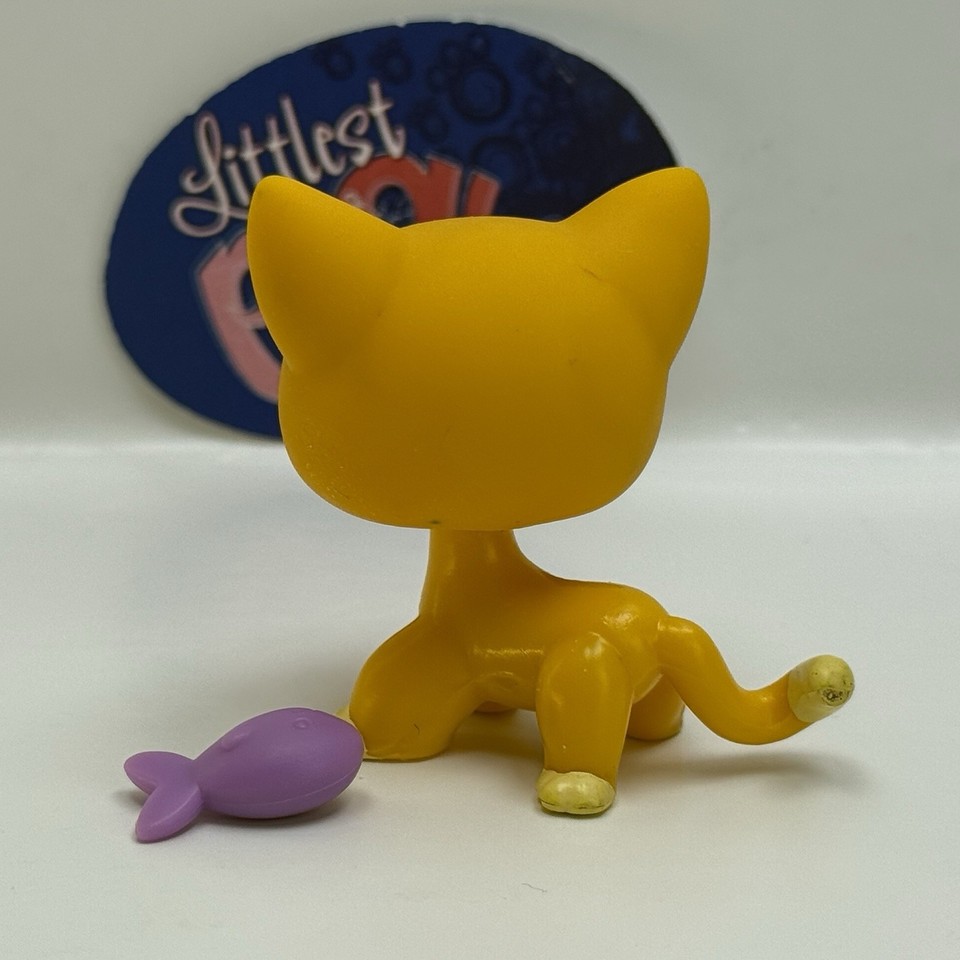 SHORTHAIR CAT #855 W/ Accessory - Authentic Littlest Pet Shop - Hasbro ...