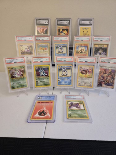 Pokémon Slab Lot 15 Slabs CGC,PSA. 1 CGC 10, 1 CGC9.5 | eBay