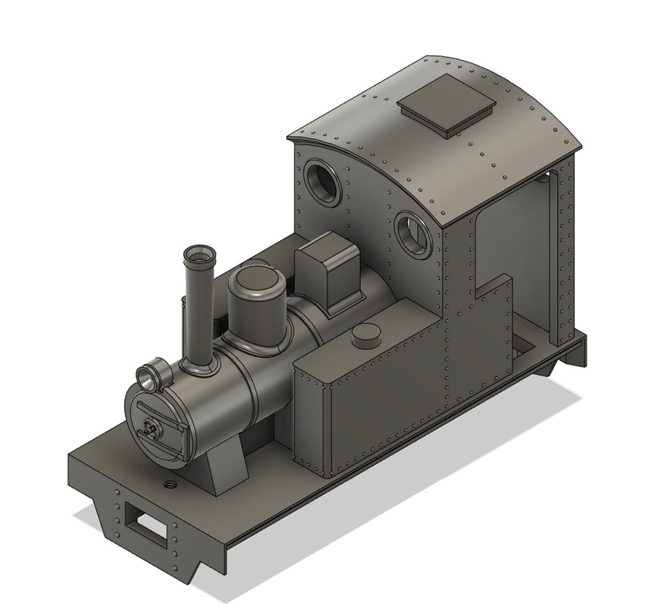HOn30/HOe 0-4-0 Freelance Narrow Gauge Tank Locomotive Kit Steam Engine ...
