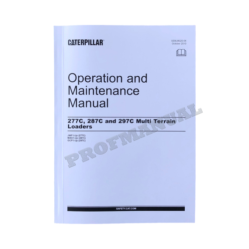 CATERPILLAR CAT 277C 287C 297C MULTI TERRAIN LOADER OPERATORS MANUAL | eBay
