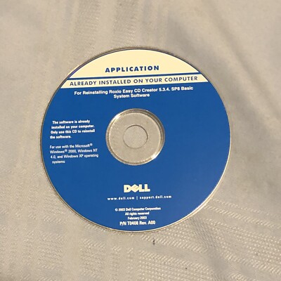 DELL ALREADY INSTALLED ON YOUR COMPUTER APPLICATION TOOLS SYSTEM ...