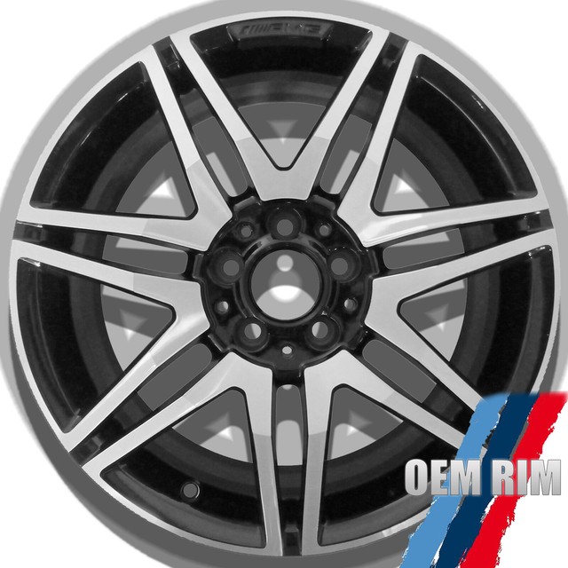 1 Genuine Original OEM MERCEDES C Class W204 18" AMG Alloy Wheel Rim ...