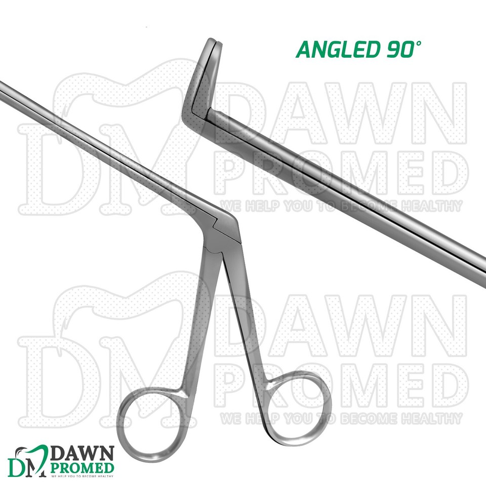 3 Pcs Blakesley Nasal Forceps 3.5mm Cup Straight & Angled 45 & 90 ...