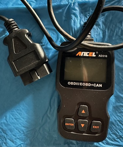 ANCEL AD310 OBD II & EOBD + CAN Scanner Car Engine Fault Code Reader Used | eBay