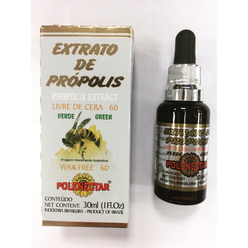 Lot 4 Bottles Brazilian Green Propolis Extract Wax Free WF60 Polenectar ...