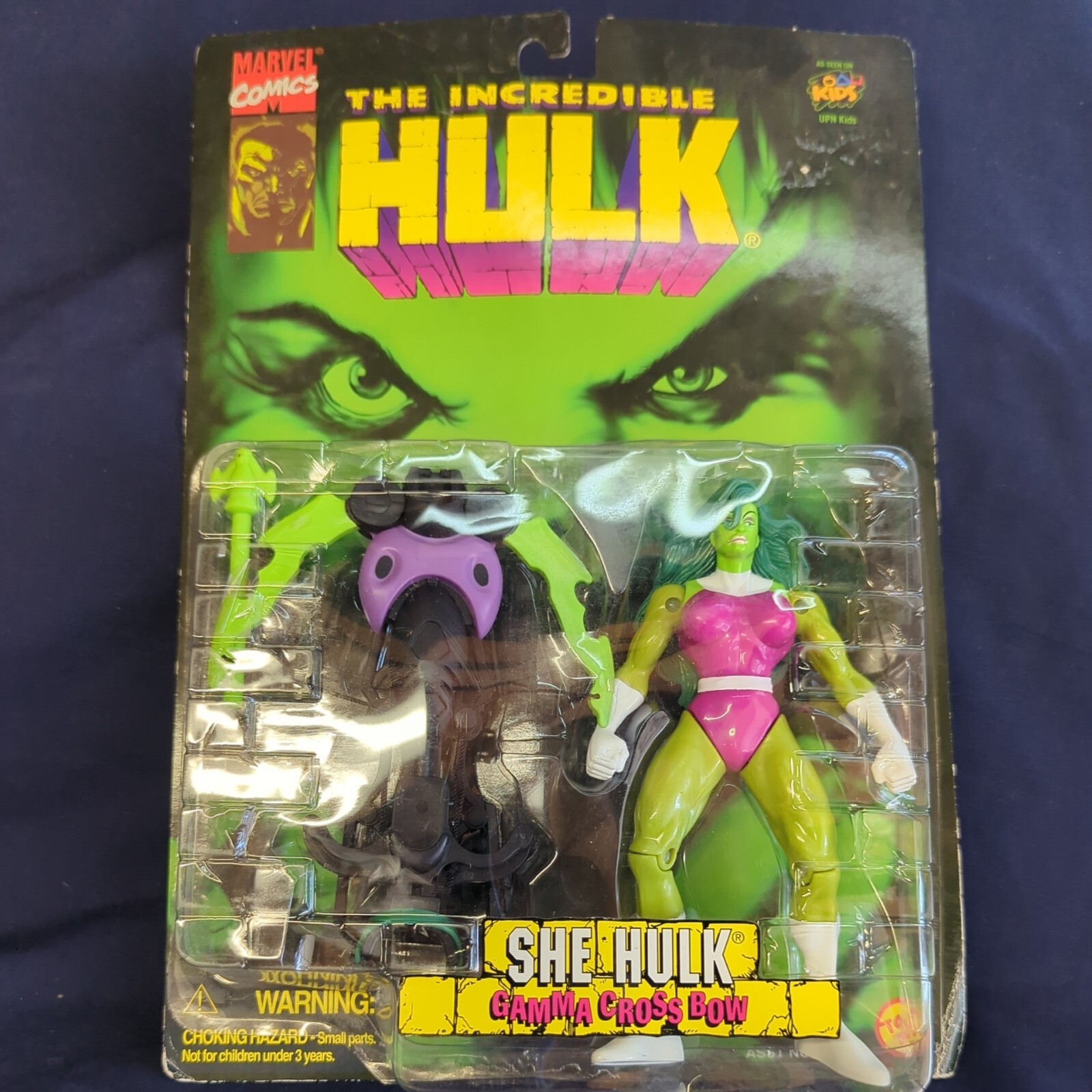 She Hulk ToyBiz Marvel Incredible Hulk She-Hulk Gamma Cross Bow Action ...