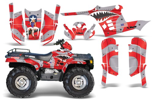 ATV Graphics Decal For Polaris Sportsman 400 500 600 700 95-04 WARHAWK ...