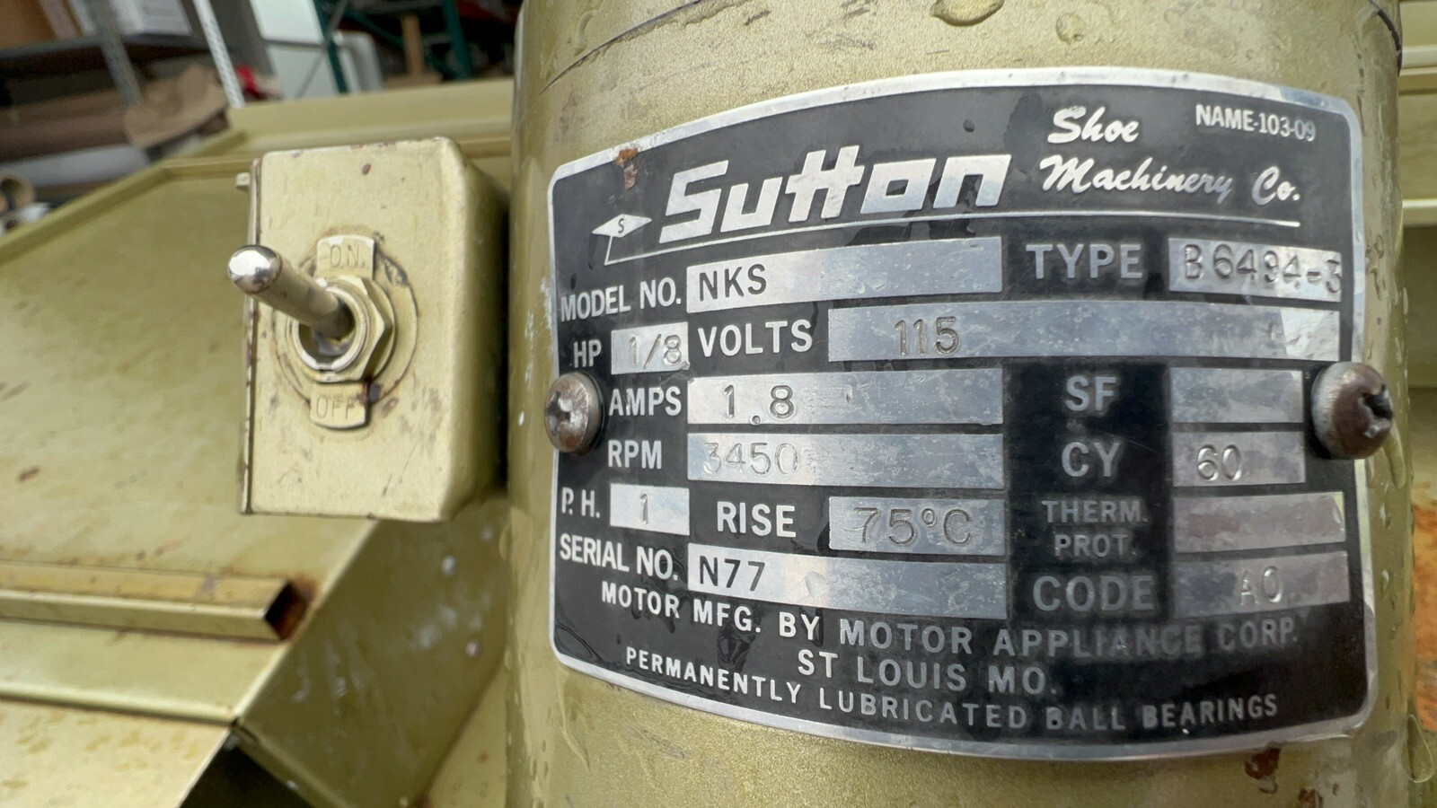 Landis S-1000 S1000 Shoe Finish Machine Shoe Repair sander | eBay