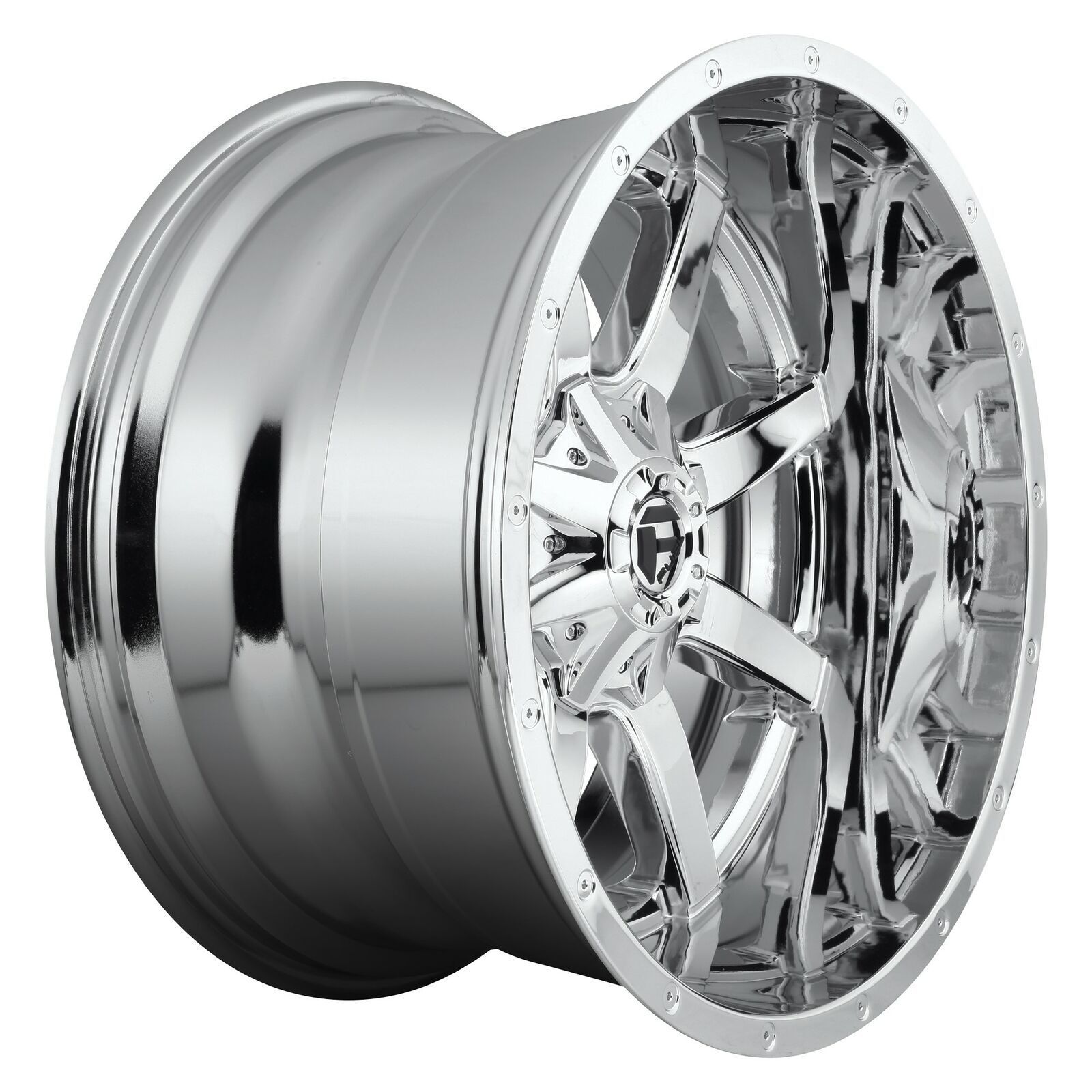Set 4 Fuel D536 Maverick 20x9 6x120 6x5.5 Chrome Plated Wheels 20" 19mm ...