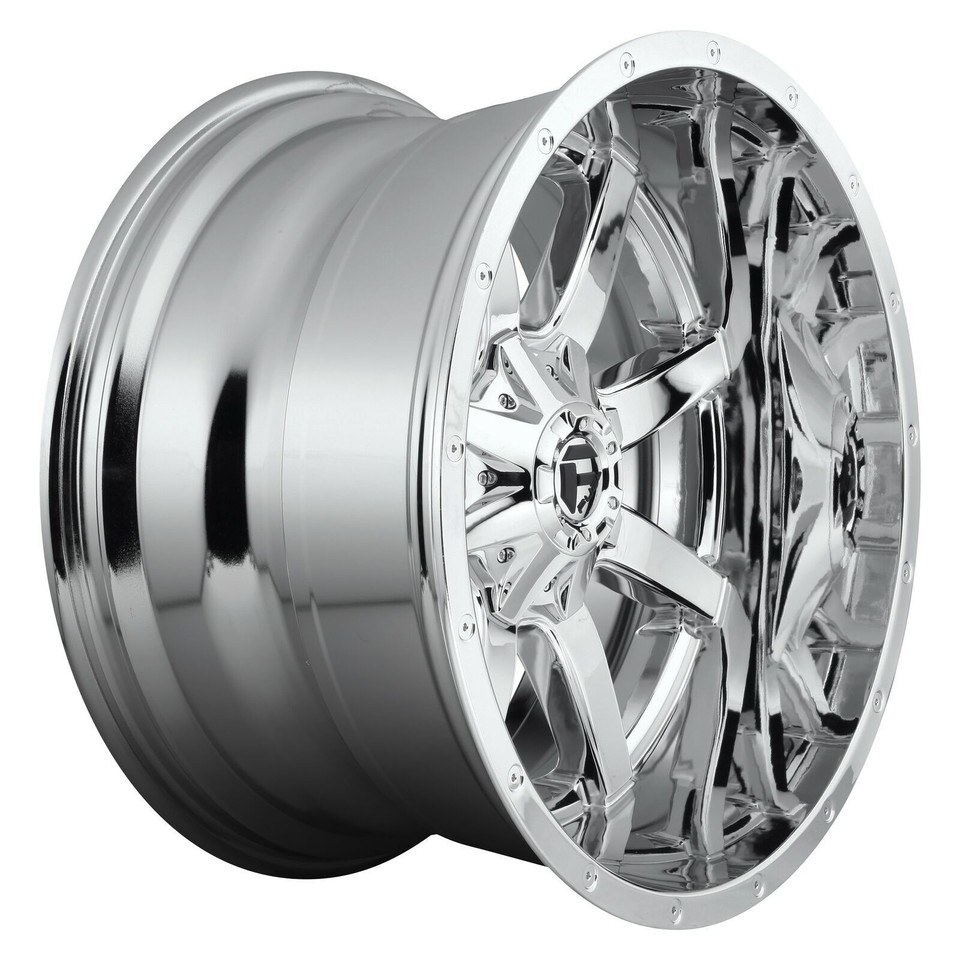 Set 4 Fuel D536 Maverick 20x9 6x120 6x5.5 Chrome Plated Wheels 20" 19mm ...