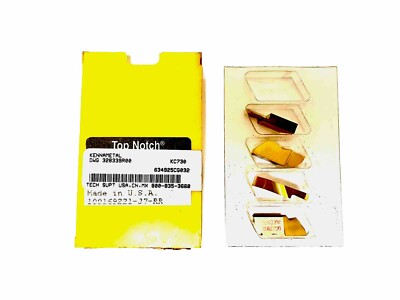 (4) Kennametal DWG 328339R00 KC730 Coated Carbide Grooving Inserts | eBay