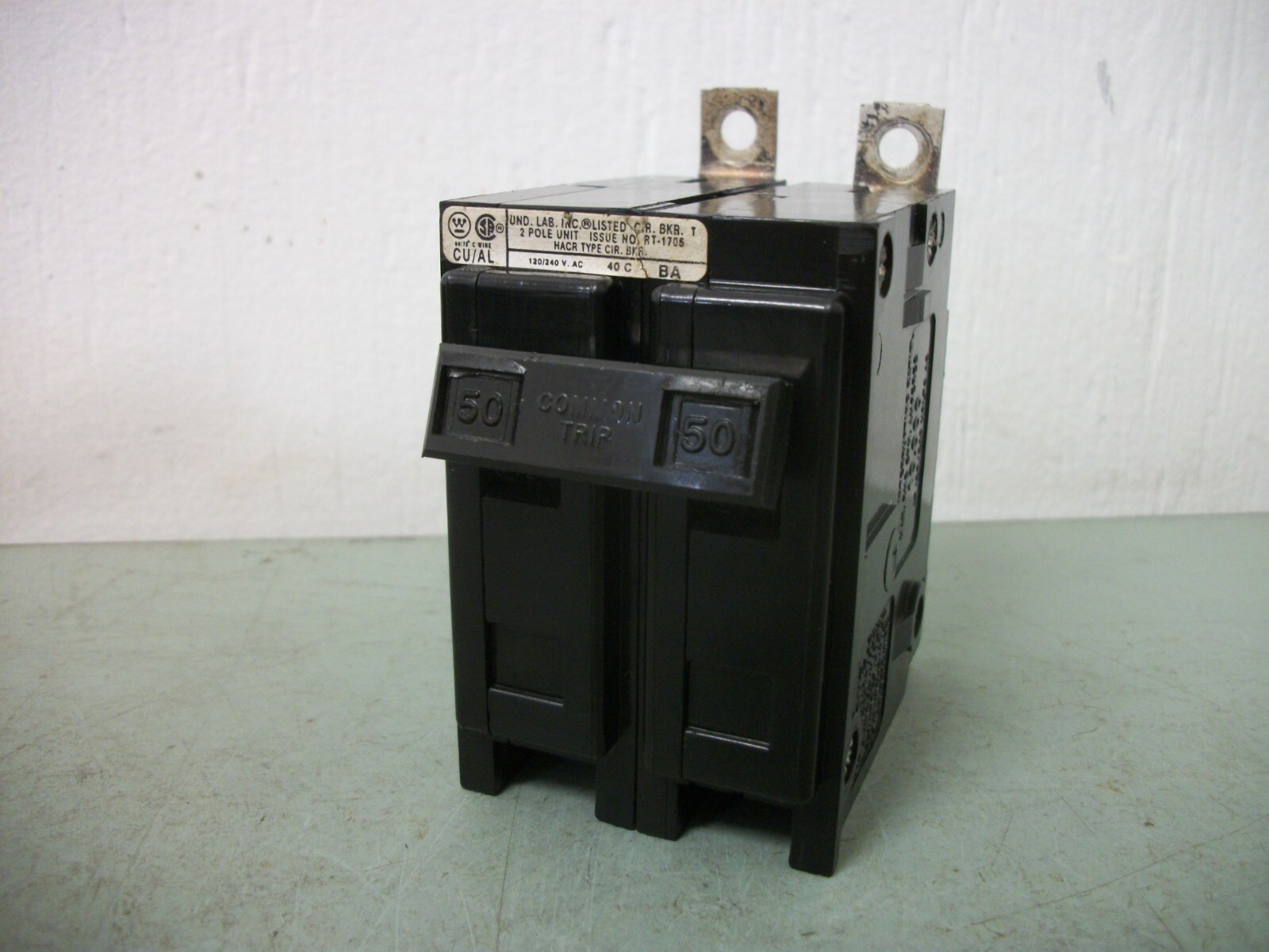 WESTINGHOUSE BA CIRCUIT BREAKER BAB2050 50AMP 240VOLT 2POLE | eBay