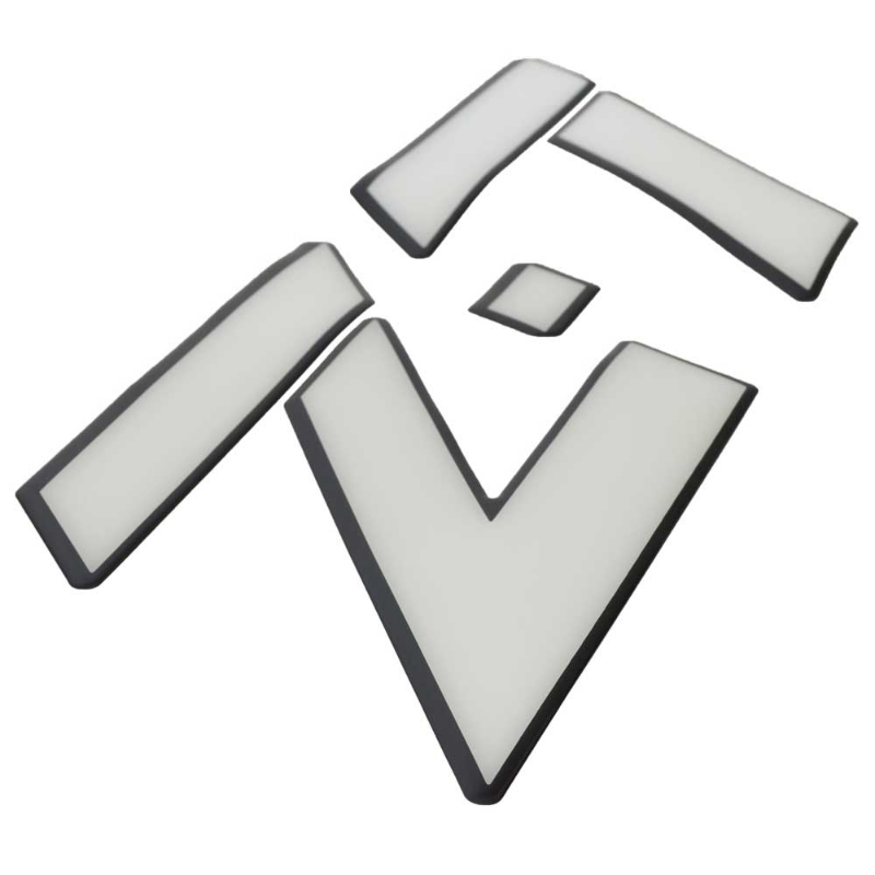 Nitro Boat Raised Decal 145857 | Z-7 White Black | eBay