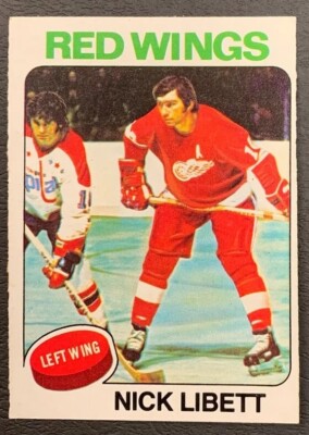1975-76 O-Pee-Chee Hockey - #13 Nick Libett - Detroit Red Wings | eBay