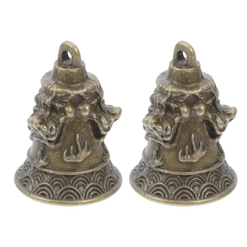 2 Pcs Glocke Deko Vintage Glocken Hängeglocke Schlüsselanhänger-Zubehör ...