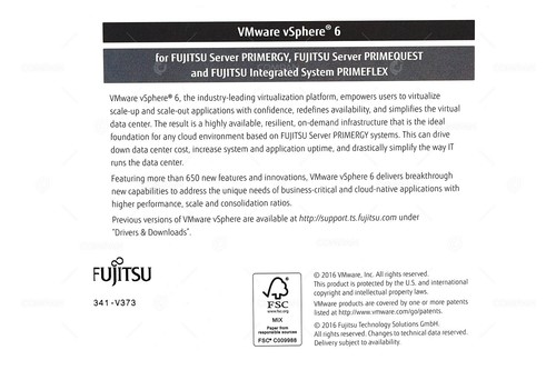 S26361-F2341-V373 FUJITSU VMWARE VSPHERE ESXI 6 | eBay