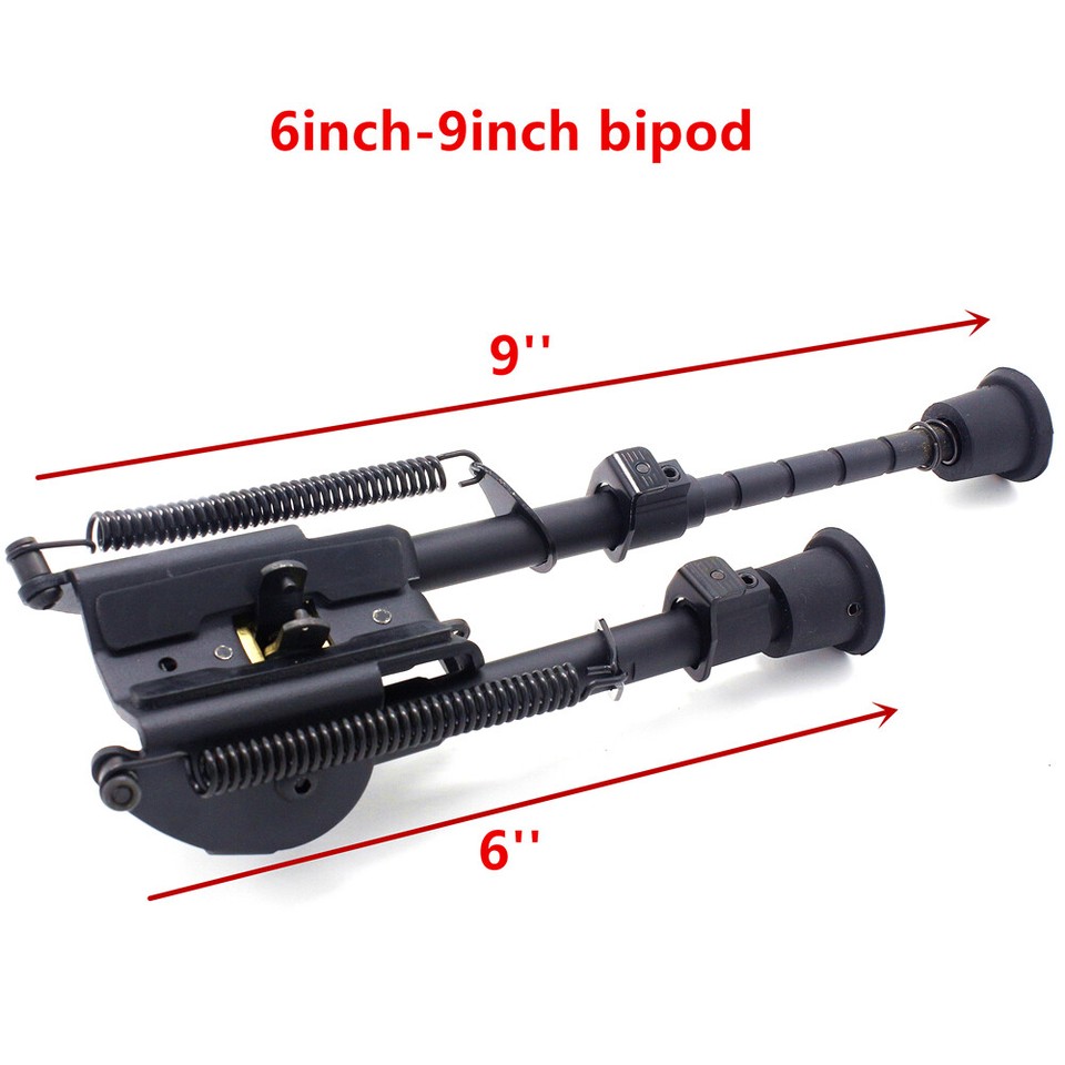 6/9/13/27''Rifle Bipod Adjustable Spring Return Heavy Duty Tiltable ...