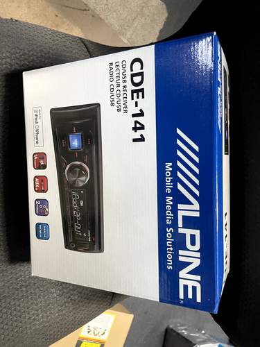Alpine CDE-141 USB/MP3/CD Player In Dash Receiver for sale online | eBay