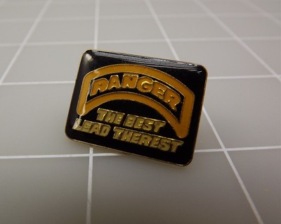 Lapel Pin RANGER The Best Lead The Rest 1" | eBay