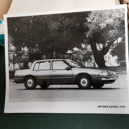 1987 Buick Electra T Type Black & White Press Photo 8X10 RJP 131 | eBay