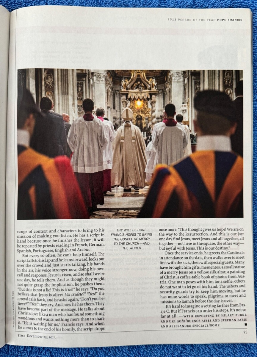 Time Magazine Person Of The Year 2013 Pope Pope Wikipedia