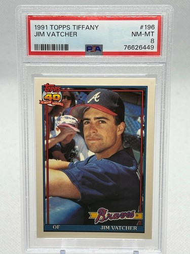 1991 Topps - Jim Vatcher #196 Collector's Edition (Tiffany) (RC) for ...
