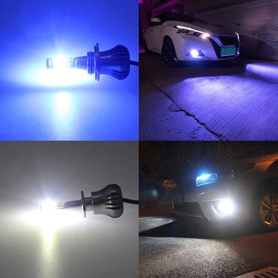 881 862 886 889 894 896 898 LED Strobe Flash Fog Light Bulb Kit White ...