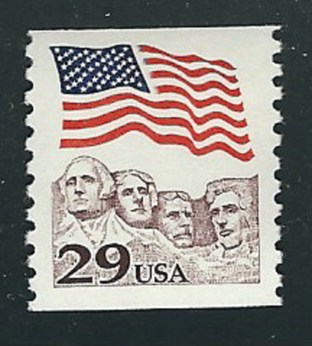 Scott # 2523...29 Cent... Flag Over Mt. Rushmore...4 Stamps | eBay
