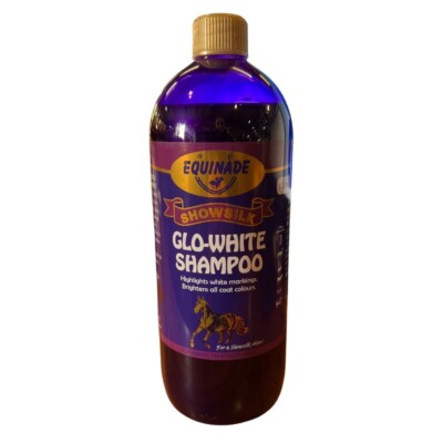 Equinade Glo-White Showsilk Shampoo Horses Cat Dogs Poultry Stables ...