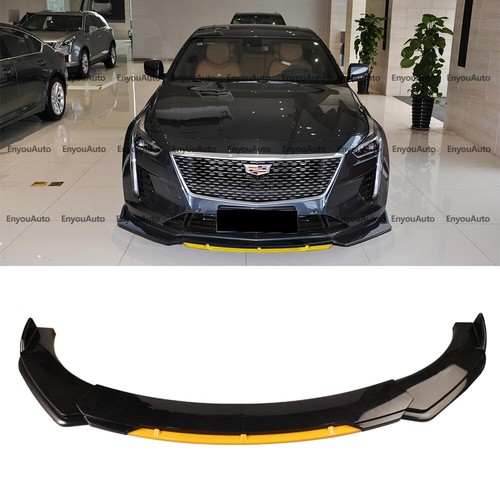 For Cadillac XT4 XT5 XT6 Front Bumper Lip Spoiler Splitter Gloss Black ...