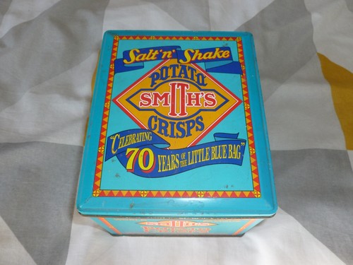 Vintage Smiths Potato Crisps SALT n SHAKE 70yr Anniversary Tin | eBay UK