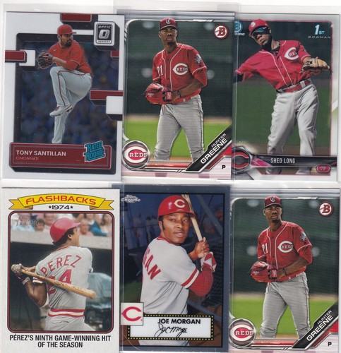 LOT (12) CINCINNATI REDS ABBOTT CABRERA MORGAN PEREZ HUNTER GREENE ...