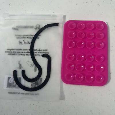 Octobuddy Max Silicone Suction Phone Case Adhesive Mount New Hot Pink ...