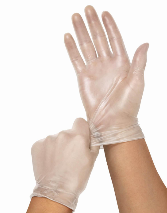 2XL Disposable Vinyl Gloves (PVC, Powder- Free) 100 Gloves Per Box | eBay