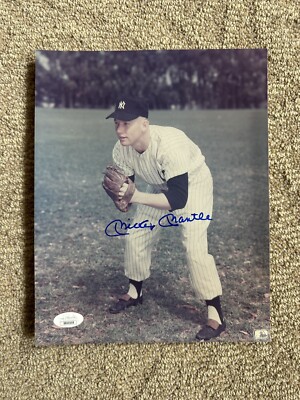 Mickey Mantle Signed 8x10 Photo Autograph Authentic JSA LOA Yankees ...