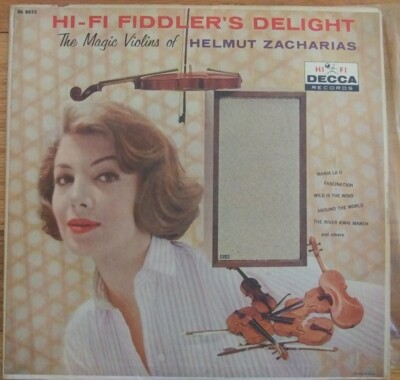 HELMUT ZACHARIAS Hi-Fi Fiddler's Delight LP Vinyl Record lounge 100% ...