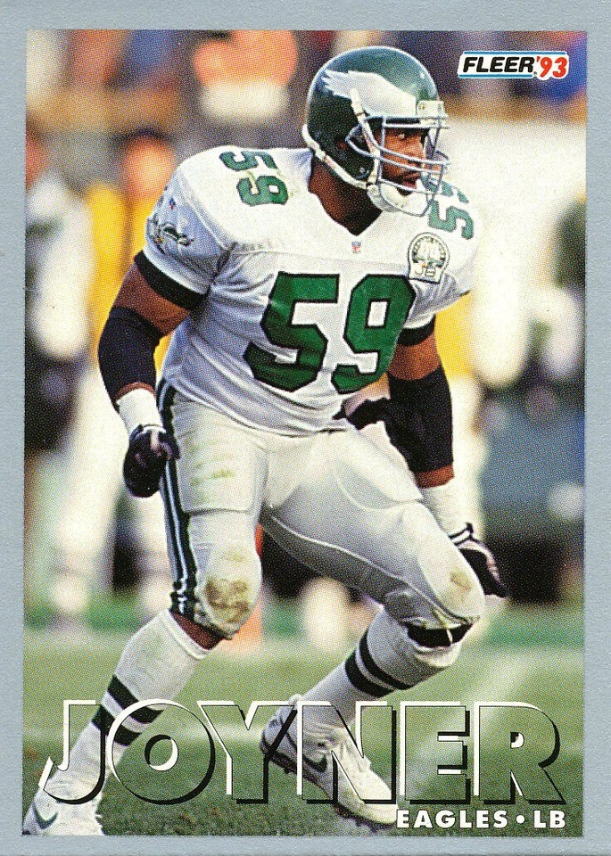 FLEER-SHELL FACT Seth Joyner EAGLES UTEP Miners | eBay