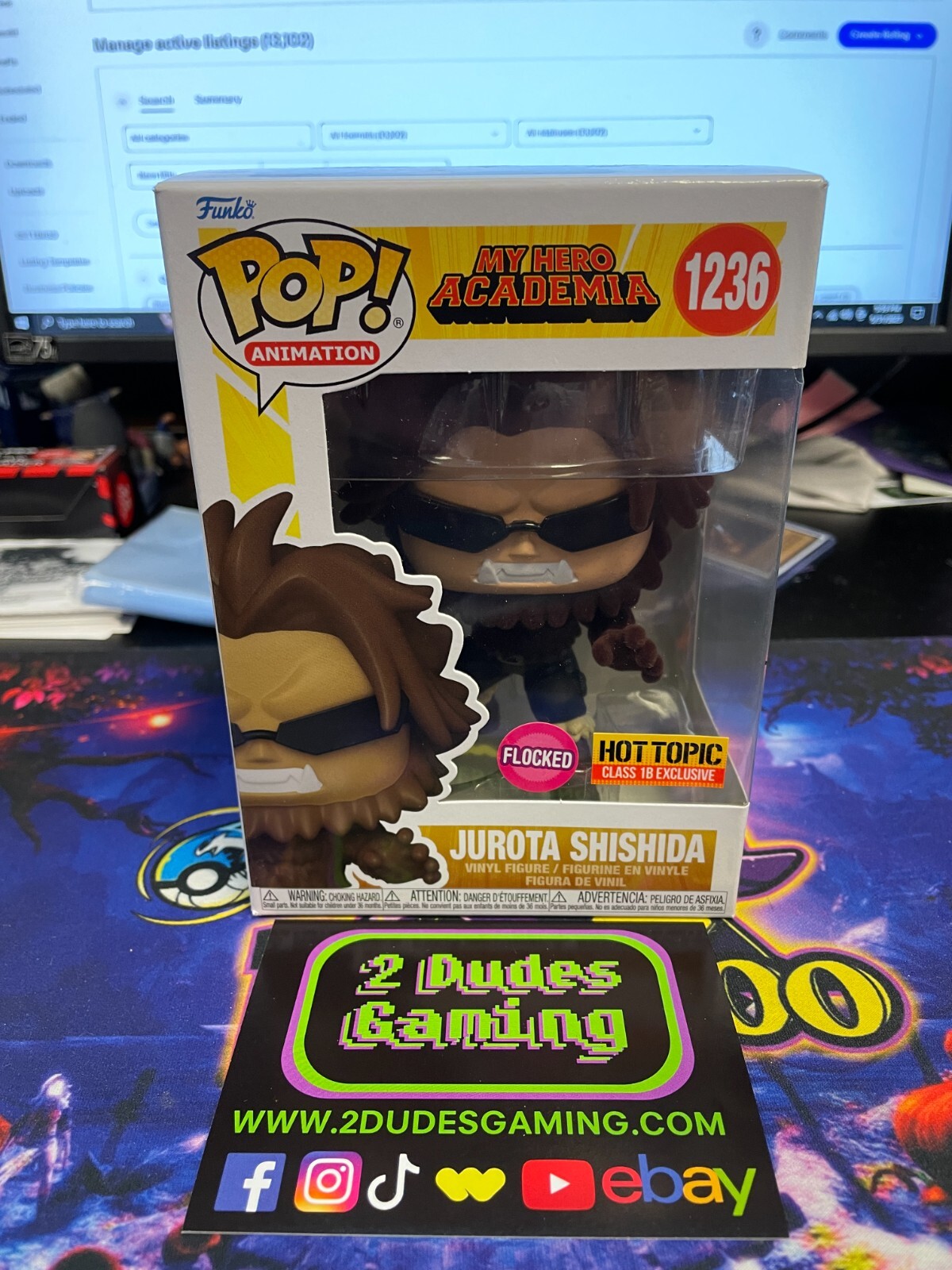 OS4 Funko POP! #1236 Jurota Shishoda Flocked My Hero Academia Class 1B ...