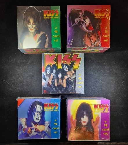 KISS Collector Trading Cards Series 2 - Complete Set of 5 Sealed Boxes ...