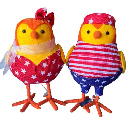 Target Featherly Friends Spritz Patriotic Felt Birds 2022 Star ...