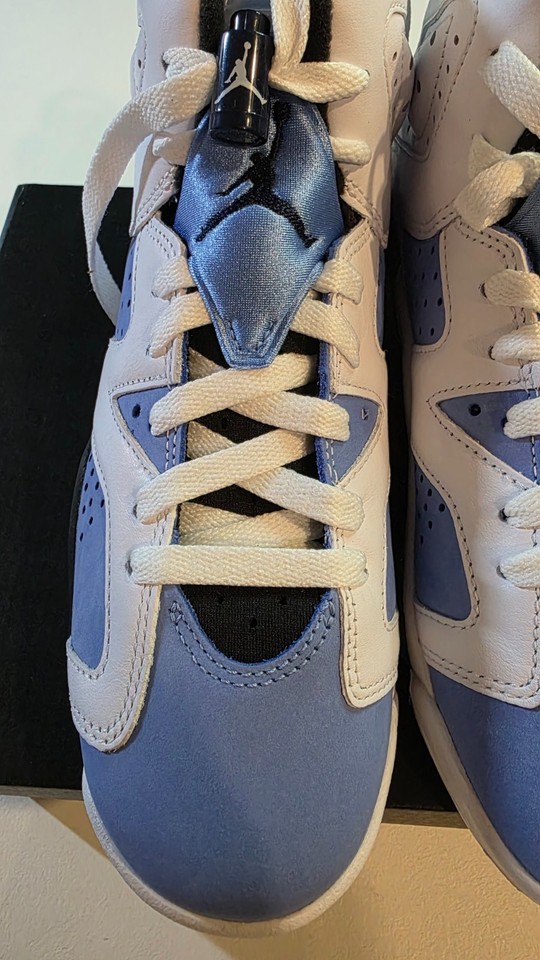 Air Jordan 6 Retro GS University Blue/White-Black-College Navy Size 5 ...