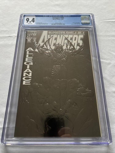 Avengers #369 Silver Foil Cover (1993), CGC 9.4: Bloodties X-Men ...