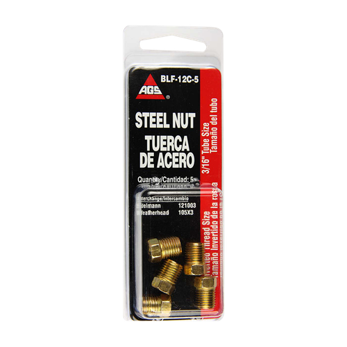 American Grease Stick 3/16'X 3/16' STEEL NUT BLF-12C-5 77146368752| eBay