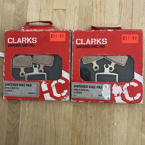 2 X Clarks VRX841C Sintered Disc Brake Pads Carbon Avid Elixir Cr ...